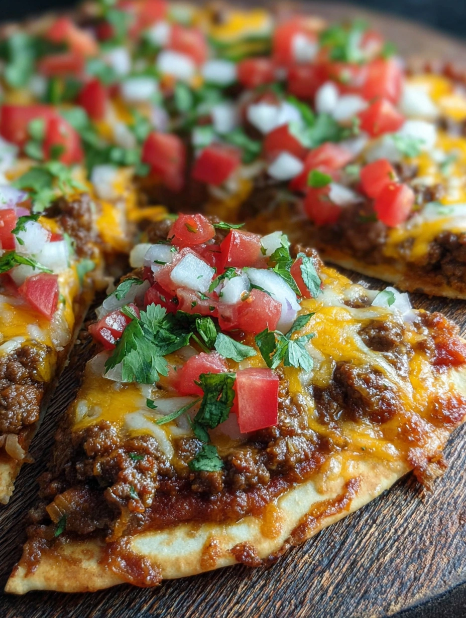 Mexican Beef Pizza Recipe : Best Easy Taco Bell Copycat
