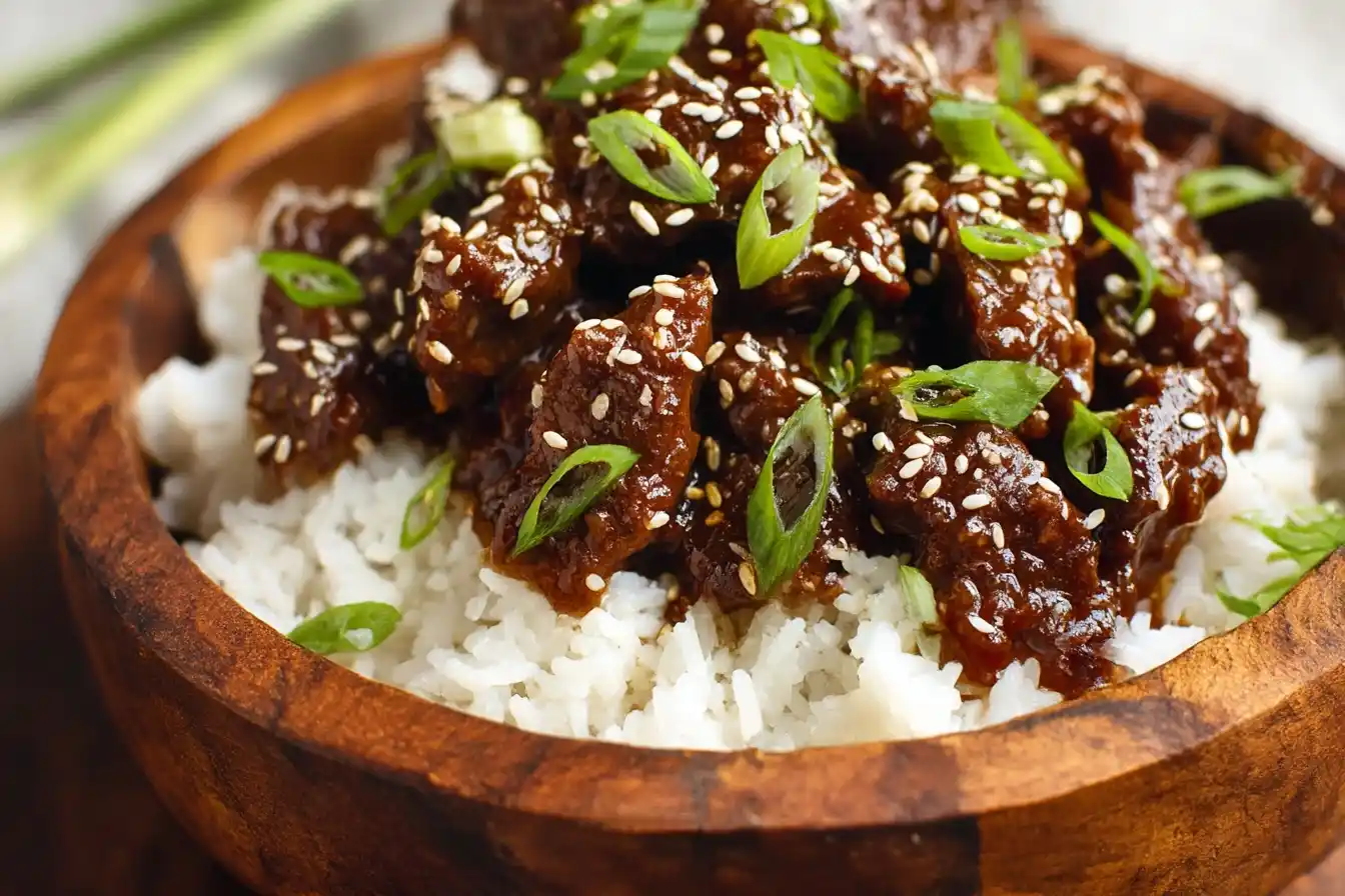 Dump and Go Crockpot Mongolian Beef | Easy Tender Dinner